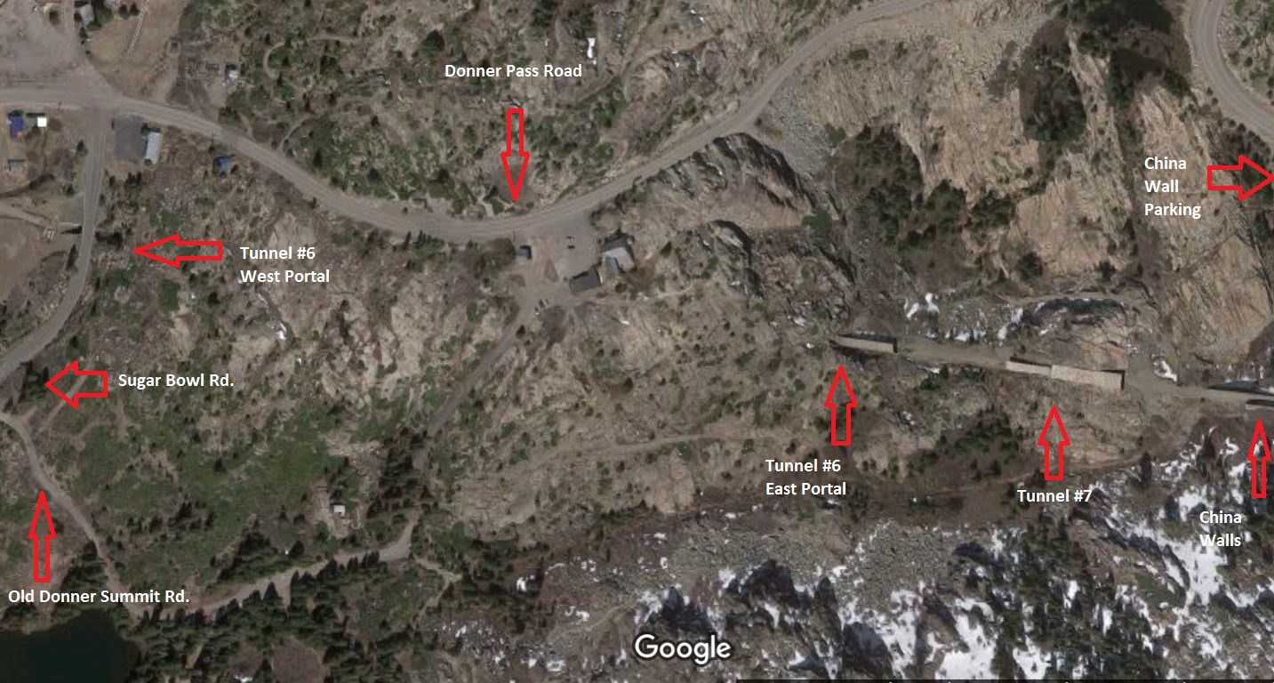 google map tunnel 6 portals display - CalEXPLORnia